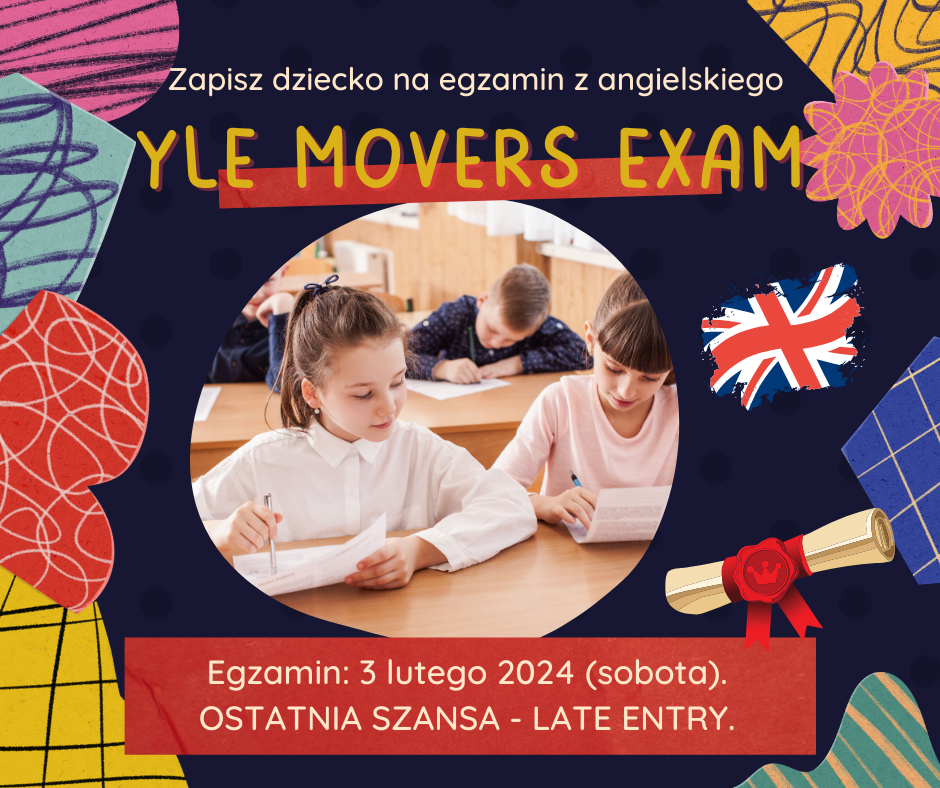 B1: Preliminary for Schools oraz YLE: Movers w lutym - IH Wrocław